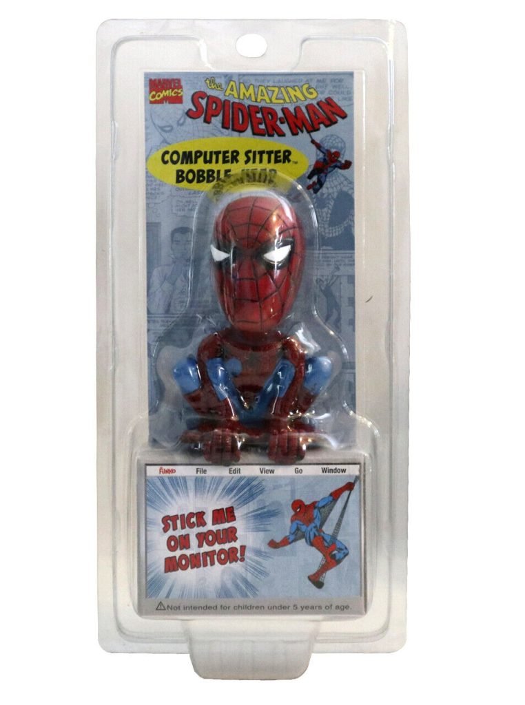 Funko Marvel Spider-Man Computer Sitter Bobble Head Figure From 2008 ...